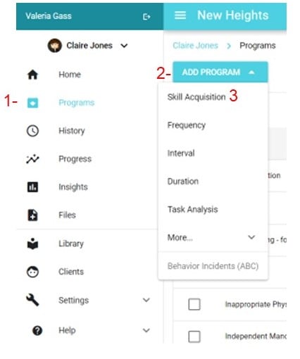Skill Acquisition Programs