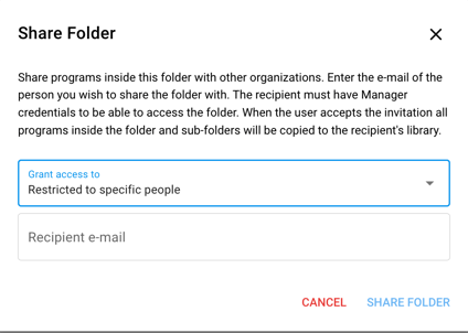 Share Library Folders