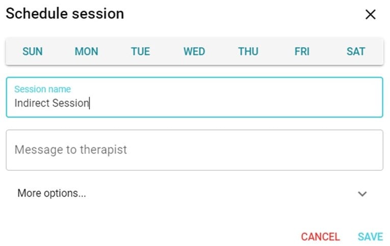 How to create a session note without running a session?