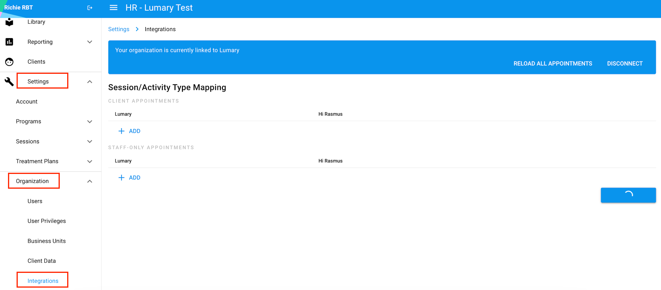 Lumary/Hi Rasmus Session and Activity Mapping (Updated 12/2023)
