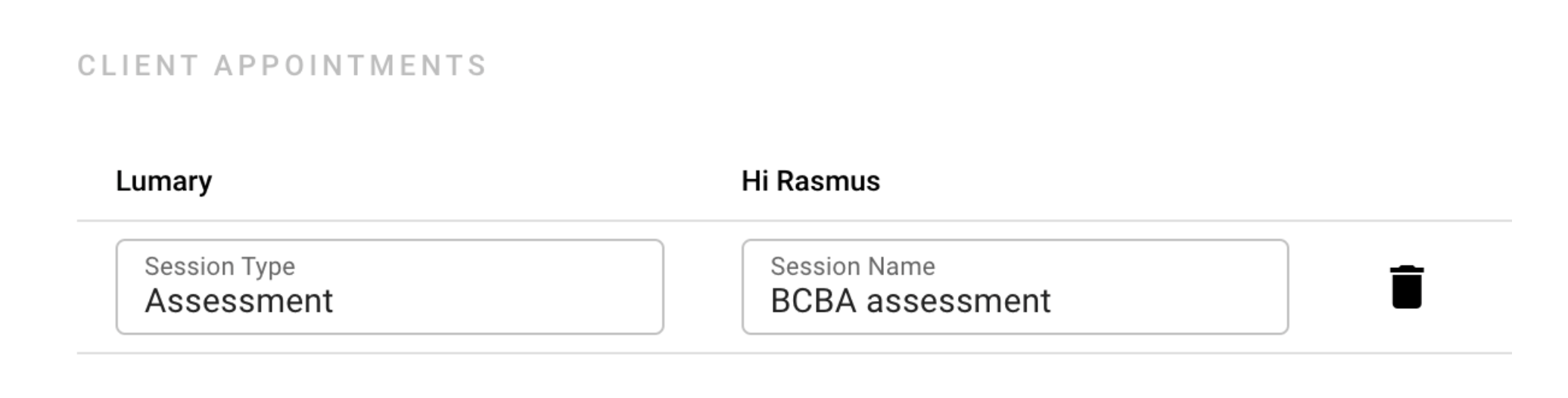 Lumary/Hi Rasmus Session and Activity Mapping (Updated 12/2023)