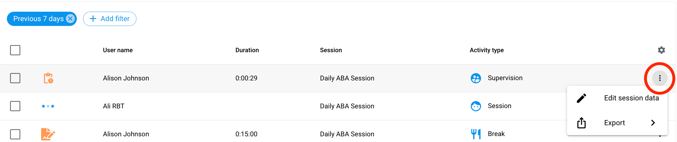 Viewing Your Client's History