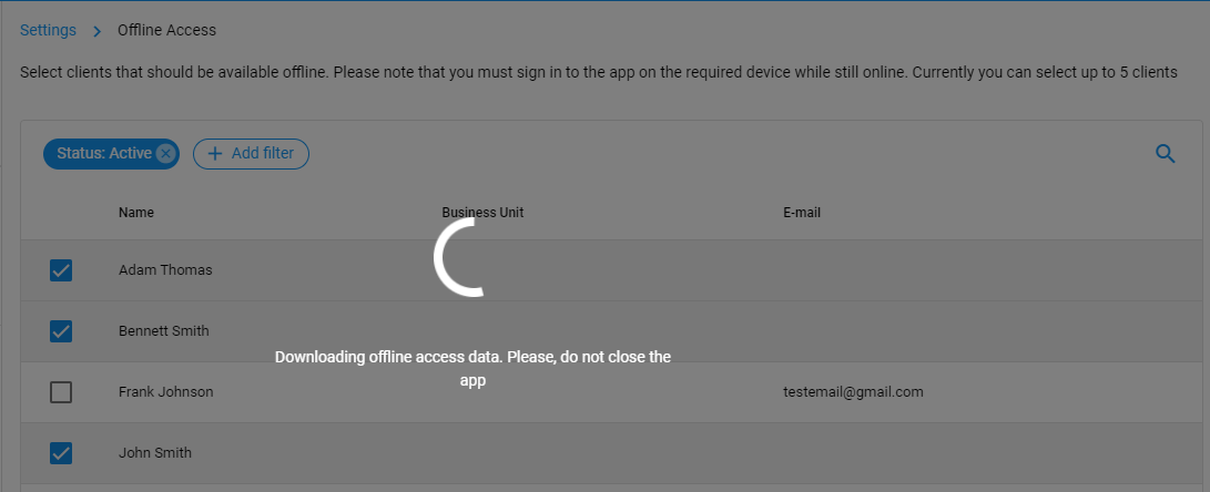 Offline Mode on Hi Rasmus